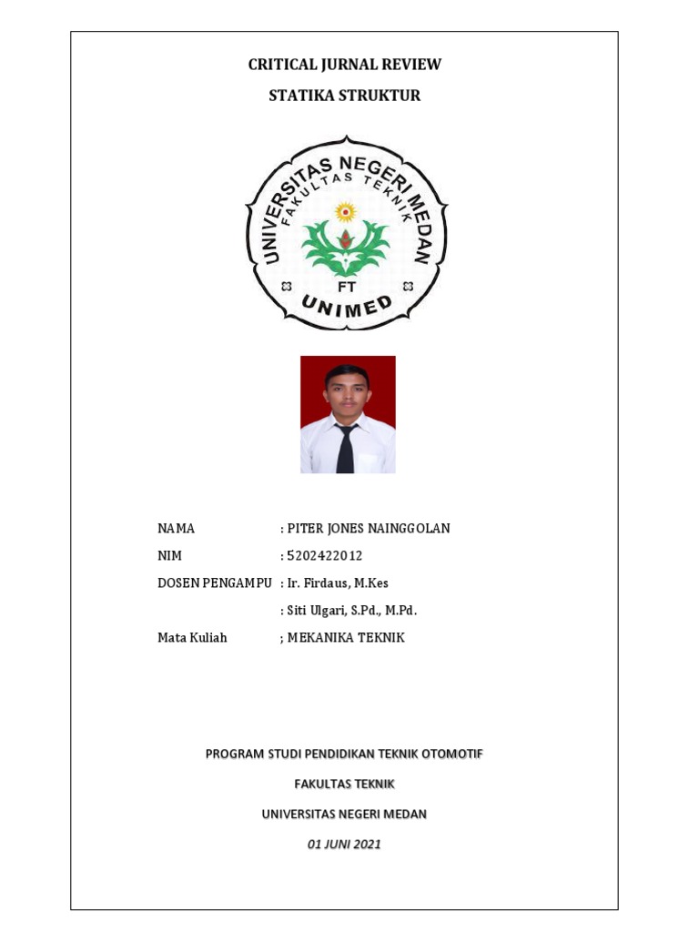 CJR Mekanika - Piter Jones Nainggolan | PDF | Seni