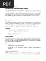 A Detailed Lesson Plan in Direct and Indirect Speech | PDF | Grammar ...