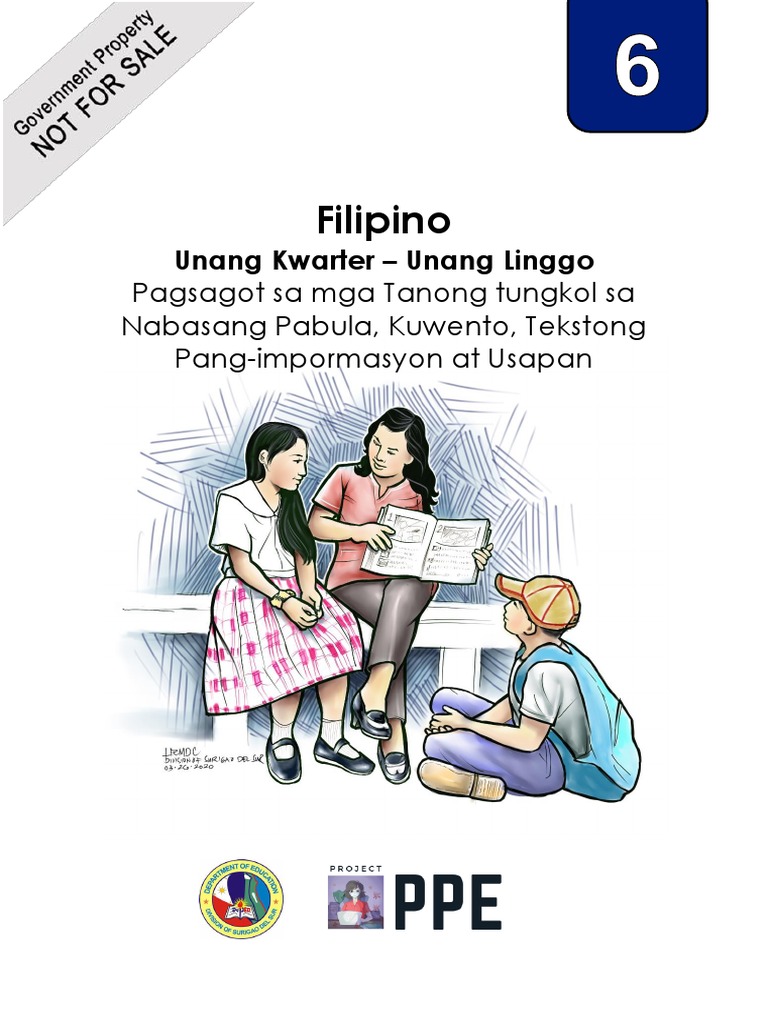 Filipino6 - q1 - Melc1 - Pagsagot Sa Mga Tanong Tungkol Sa Nabasang Pabula Kuwento Tekstong Pang ...
