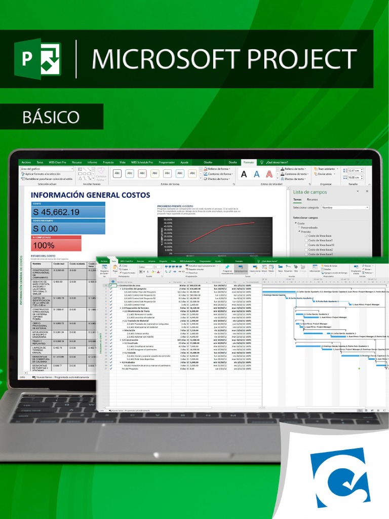 MICROSOFT PROJECT 2019-BAS-SESIÓN 2-EJEMPLO 2 | PDF