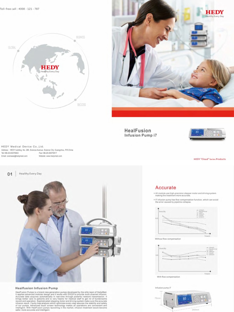 Brosur HEDY Infusion Pump I7 | PDF