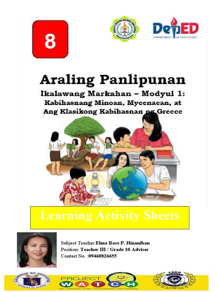 Learning Activity Sheets | PDF