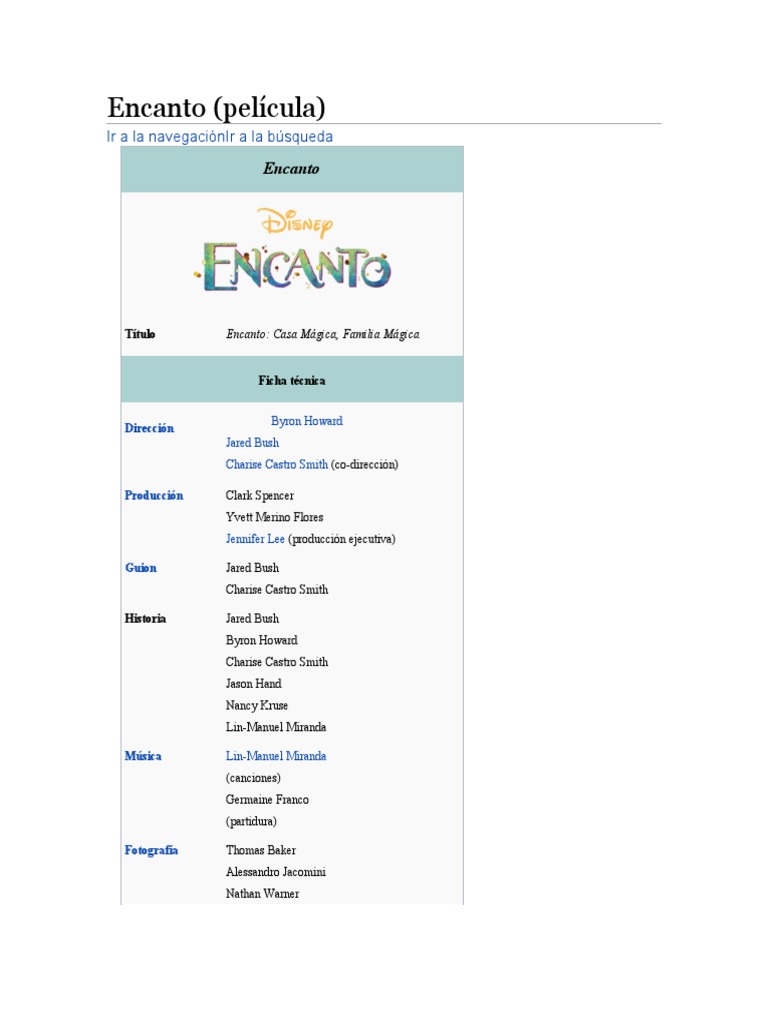 Encanto | PDF | Colombia