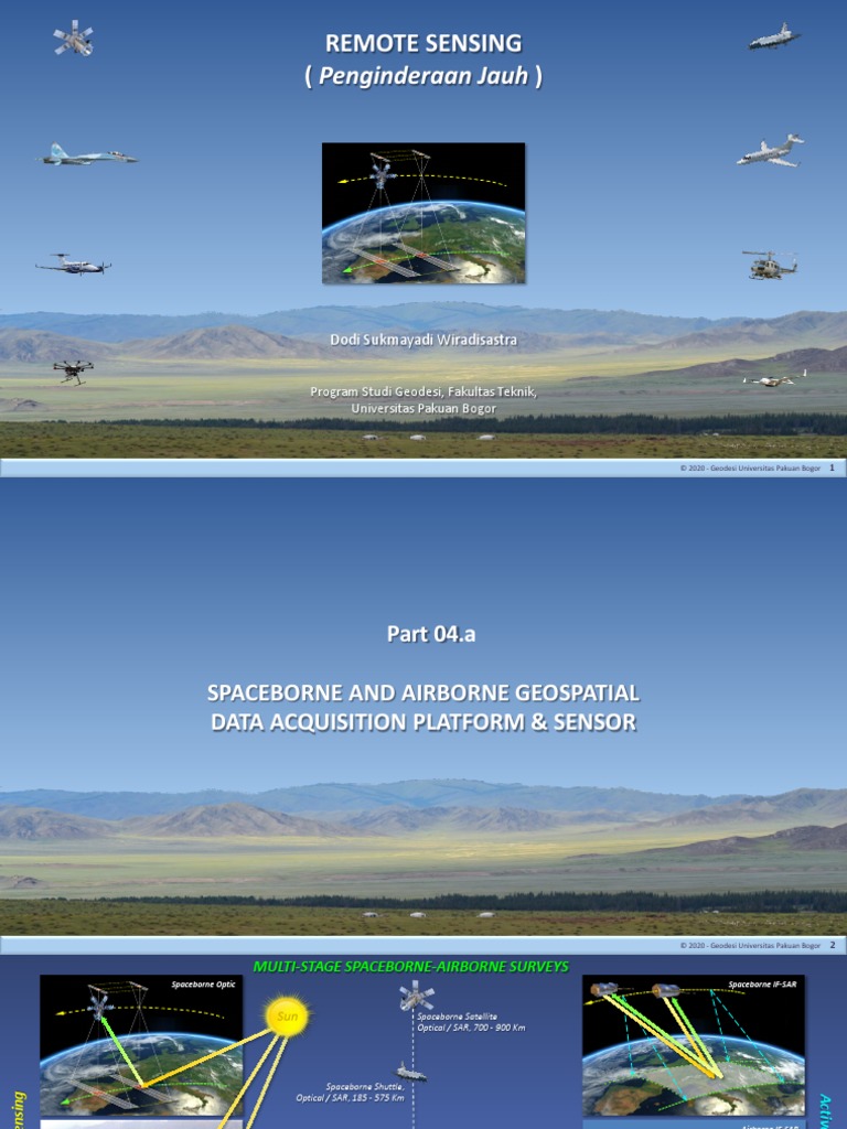 Part 04.a - Remotesensing - Spaceborne Airborne Geospatial Data ...