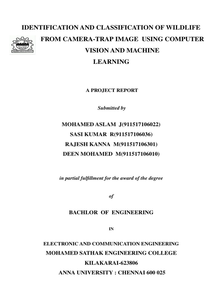 Animal Detection 1 | PDF | Artificial Neural Network | Deep Learning