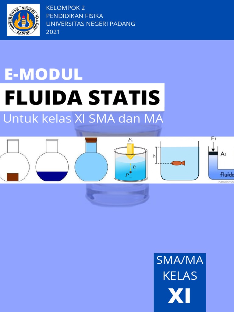 E-Modul Fluida Statis Untuk Kelas Xi Sma Dan Ma | PDF | Sains & Matematika
