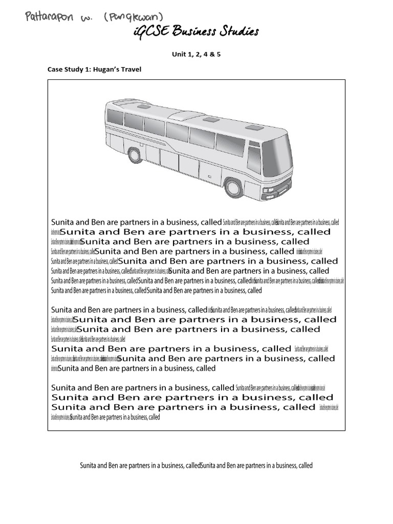 iGCSE Business Case Study Insights | PDF | Business | Business Economics