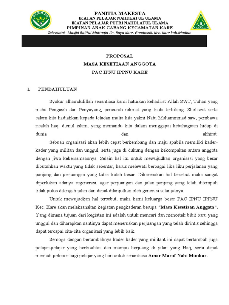 Proposal Makesta Pdf