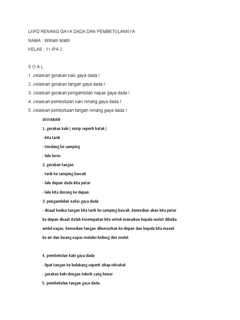 LKPD Renangwilliam Maitri 11 Ipa 2 | PDF | Seni & Disiplin Bahasa