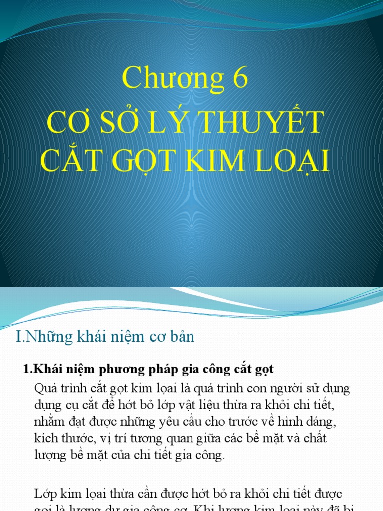 Chuong 6 Co So Ly Thuyet GCKL | PDF