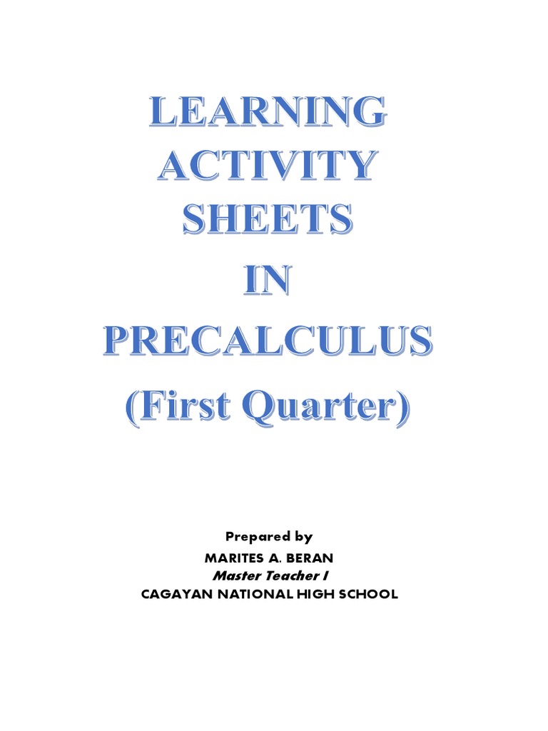 Las in Pre Calculus For | PDF | Angle | Triangle