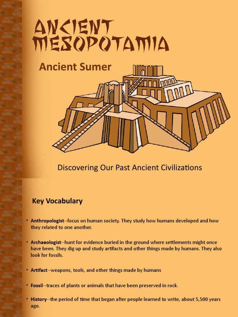 Overview of Ancient Sumer Civilization | PDF | Sumer | Mesopotamia