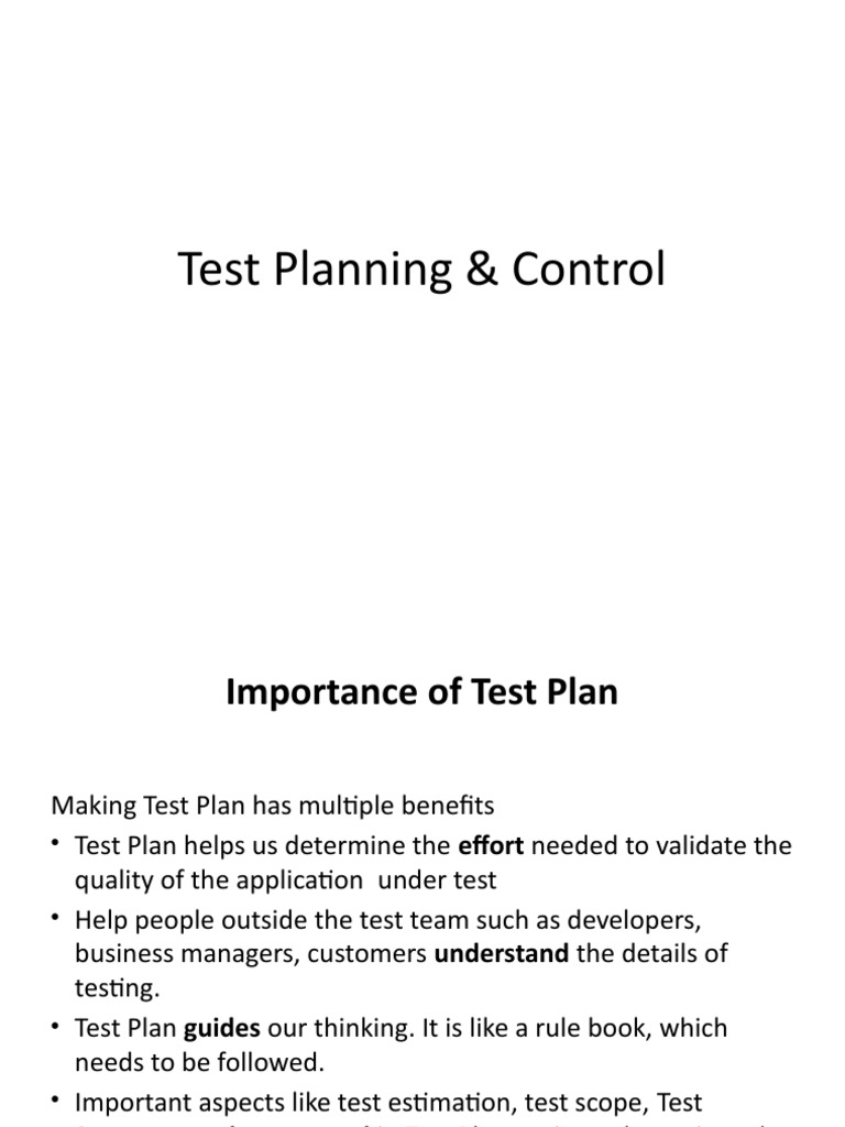 Test Planning and Environment Setup Guide | PDF | Business | Computers