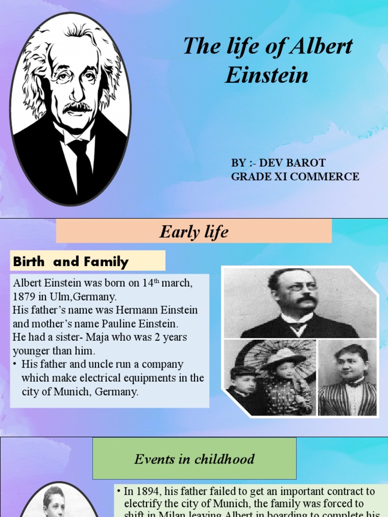 The Life of Albert Einstein | PDF | Albert Einstein | Quantum