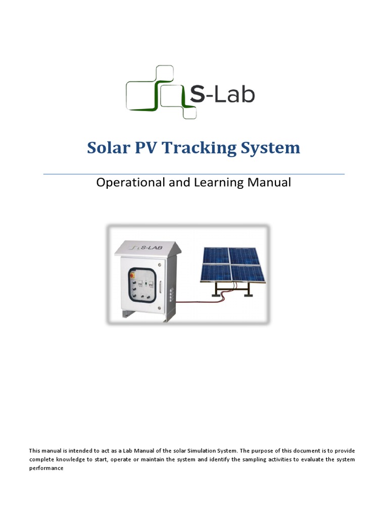 PV Tracking PDF (Print) | PDF | Solar Panel | Photovoltaics