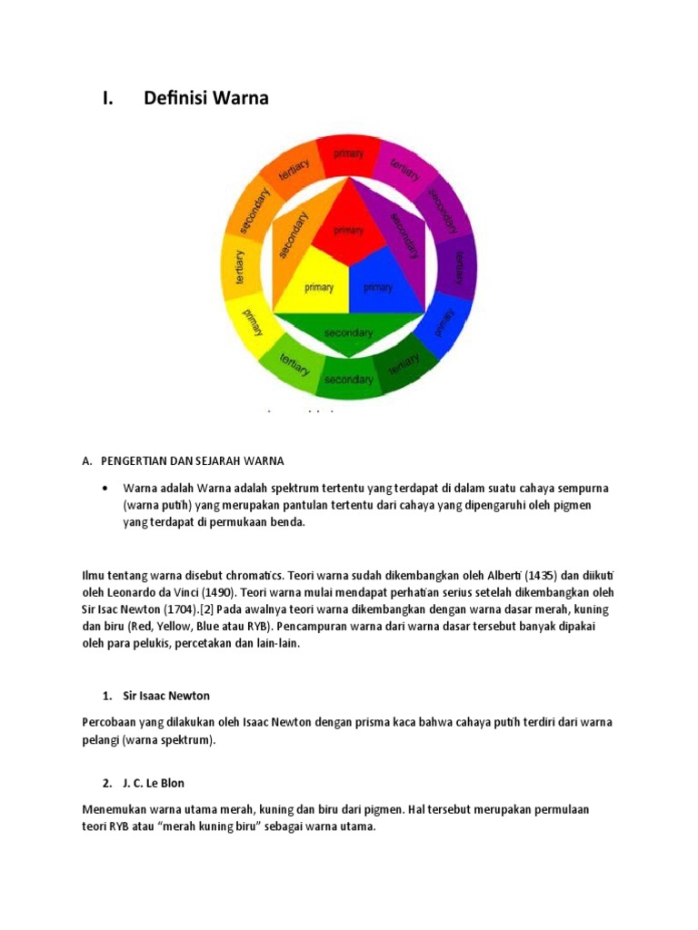 Definisi Warna | PDF