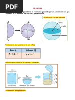 Elementos Del Cilindro | PDF | Volumen | Pi