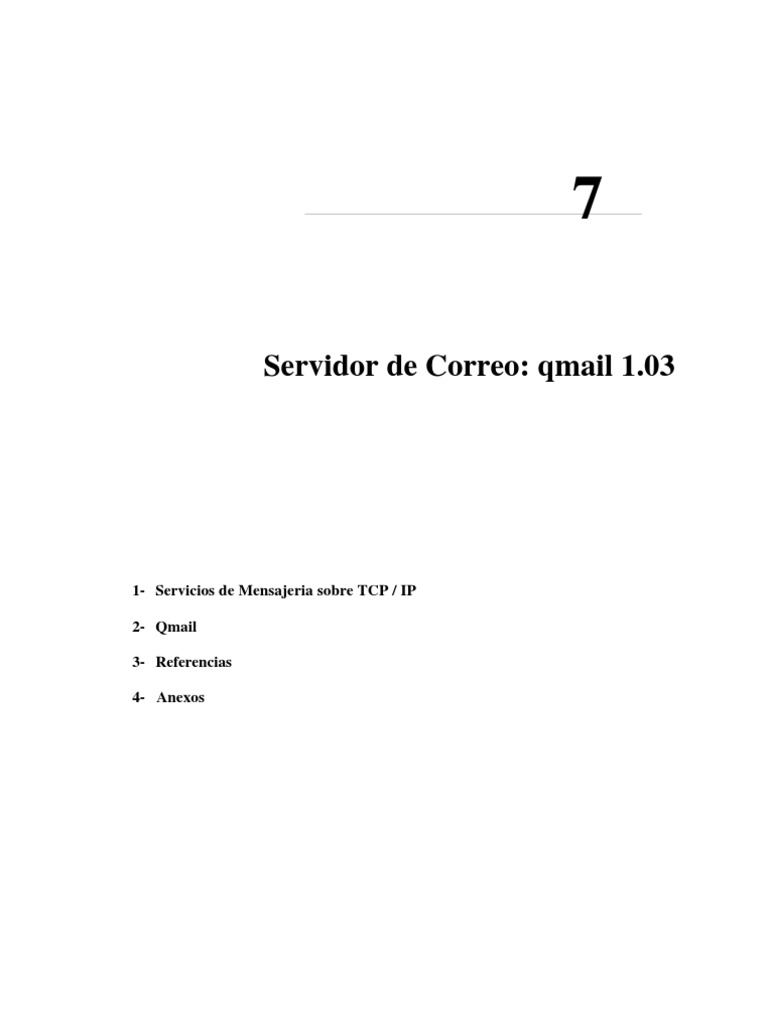 Linux Debian - VII Servidor de Correo Qmail (Guía Manual Español) | PDF ...