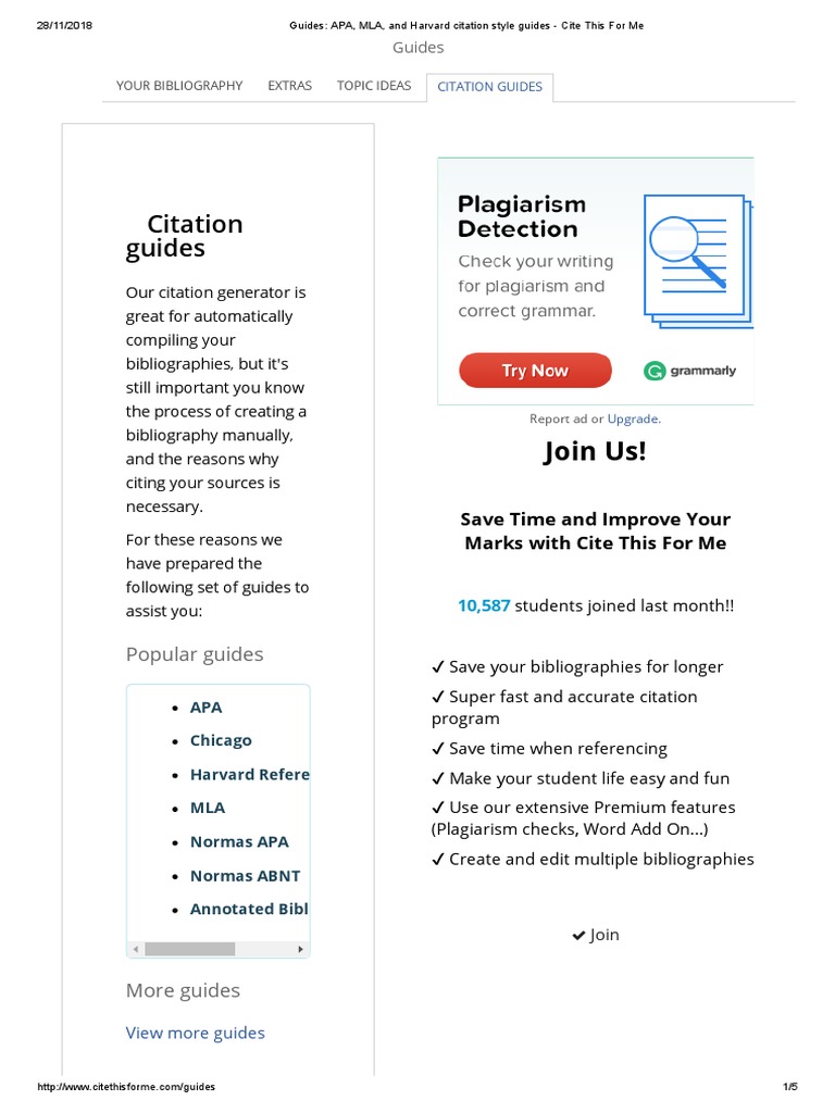 Citation Style Guides - APA, MLA, and Harvard | PDF | Citation | Apa Style