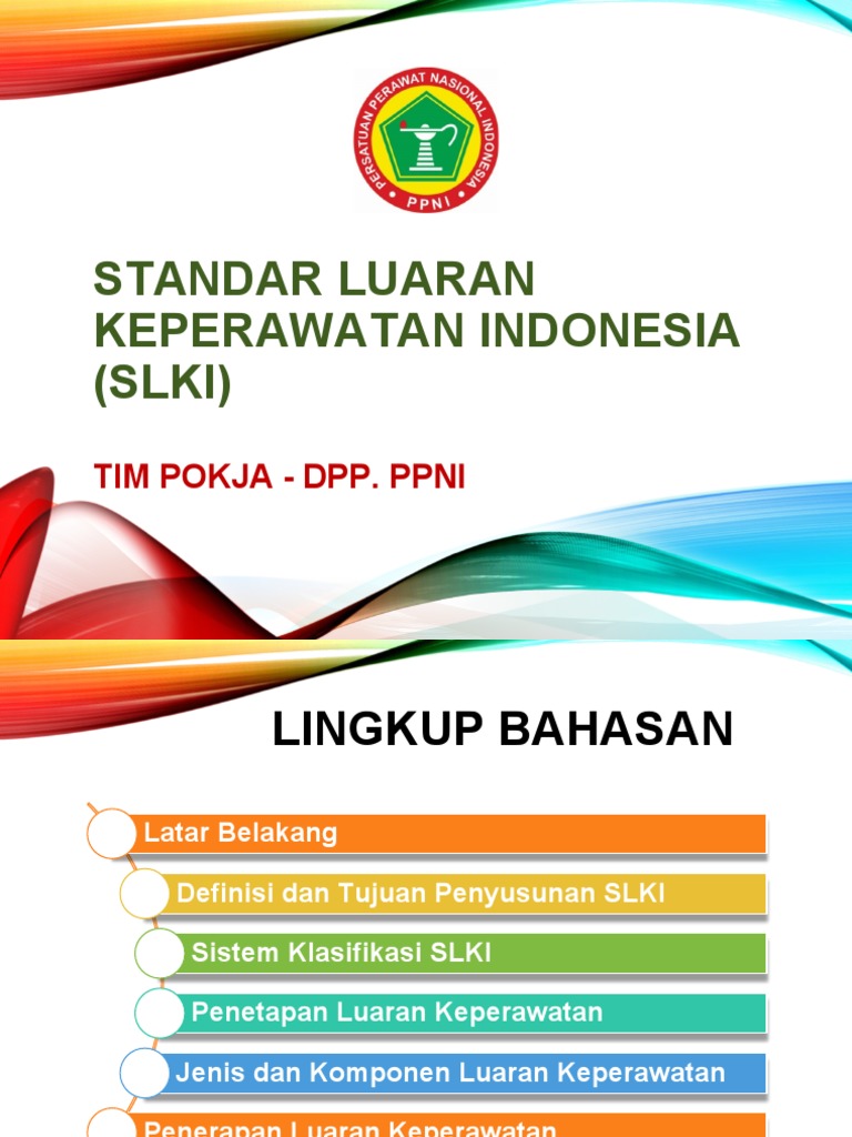 Standar Luaran Keperawatan Indonesia (SLKI) : Tim Pokja - Dpp. Ppni | PDF