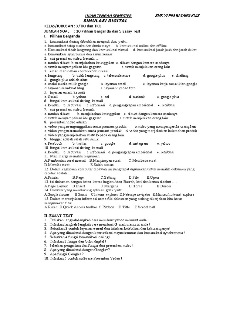 SIMULASI | PDF | Komputer