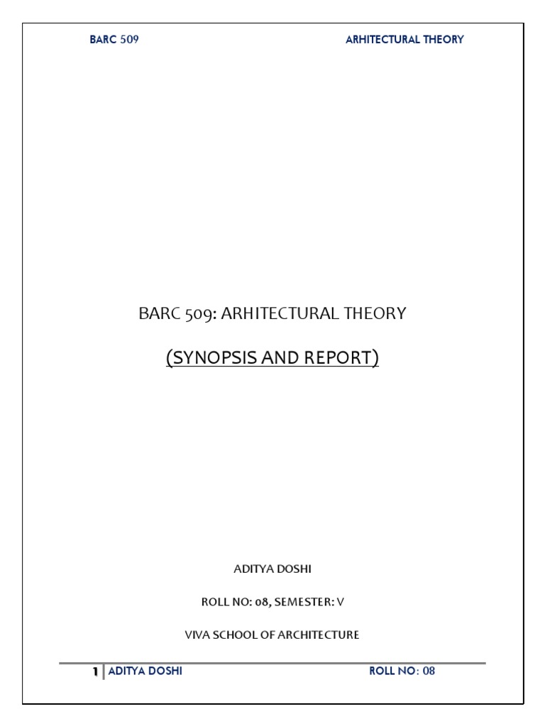 08 Aditya Doshi at Synopsis & Report | PDF | Sustainability | Green ...