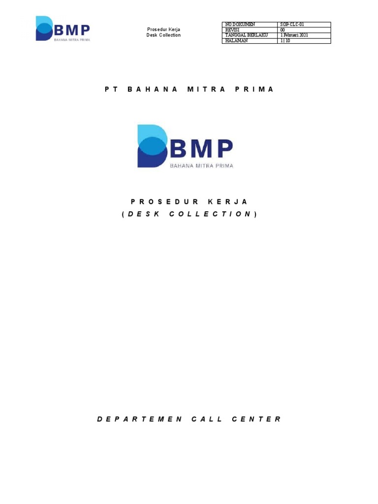 SOP Desk Collection | PDF