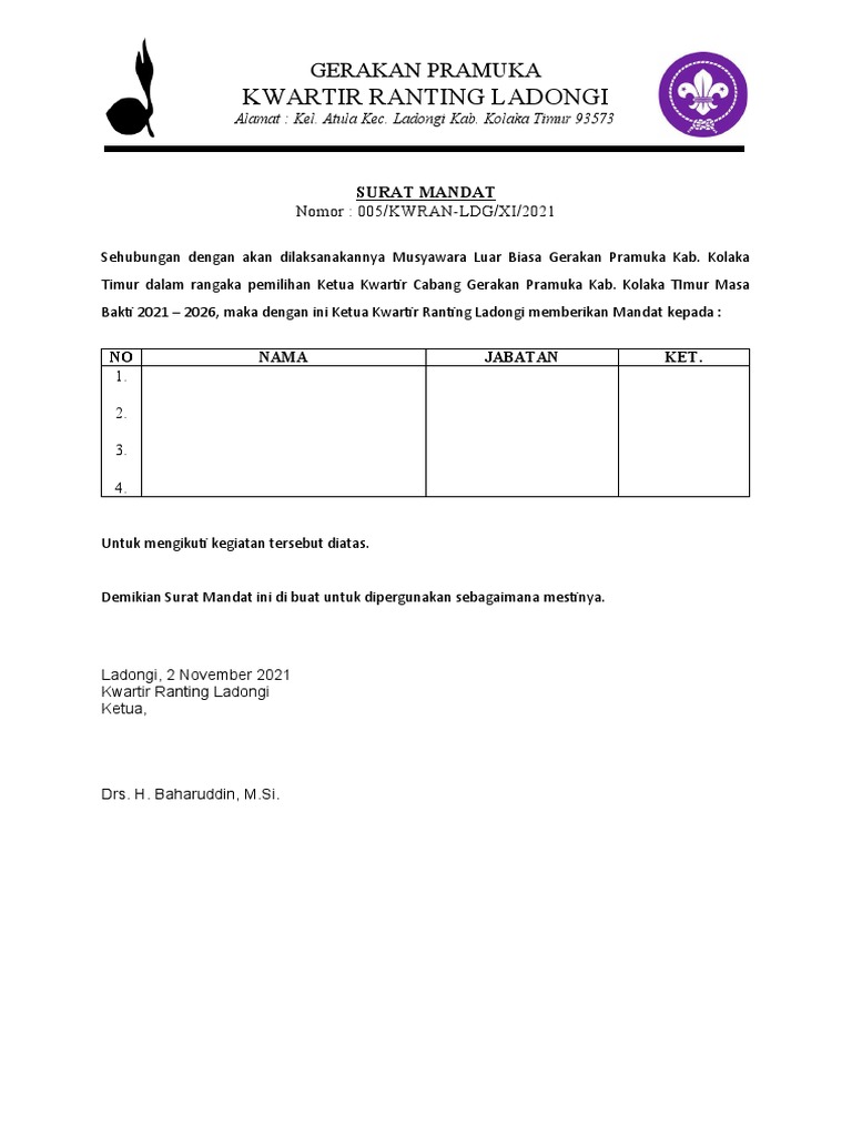 Contoh Format Usulan 1 | PDF
