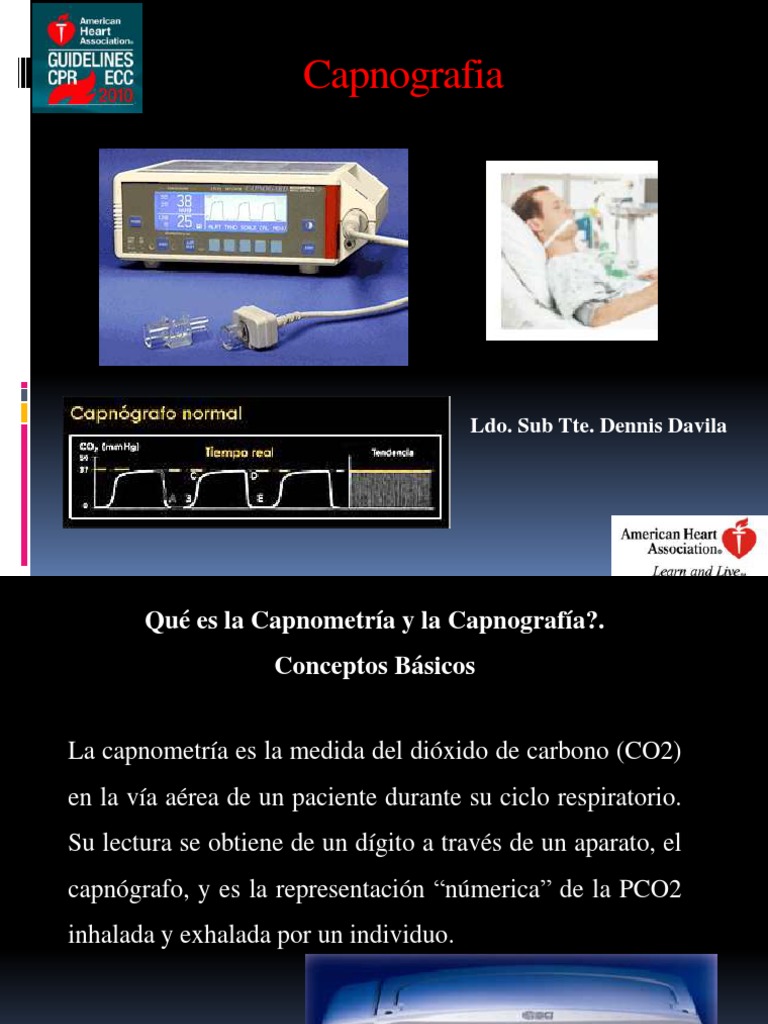 Capnografía | PDF | Medicina CLINICA | Especialidades Medicas