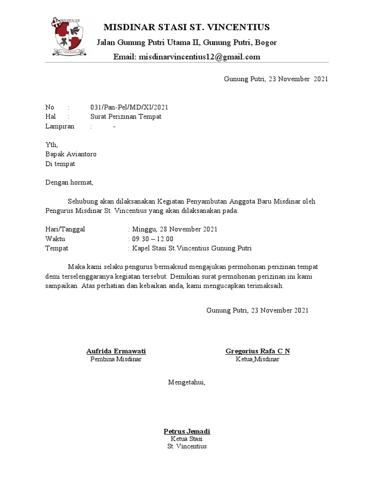 Surat Perizinan Pdf