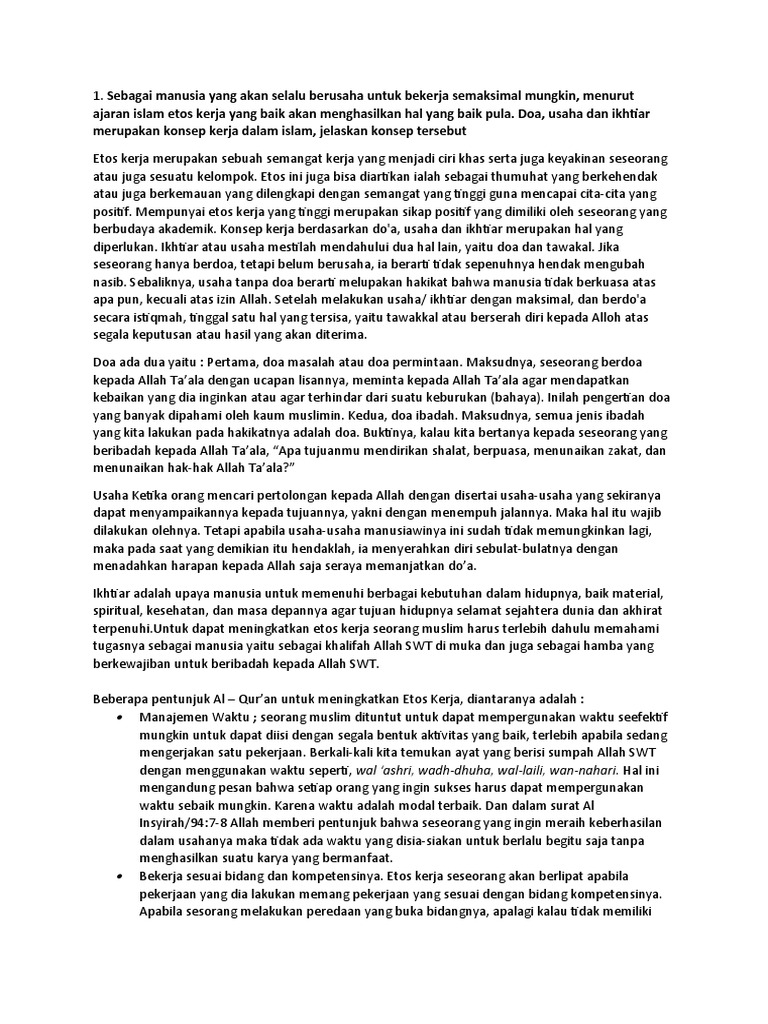 Diskusi 7 Agama Islam | PDF