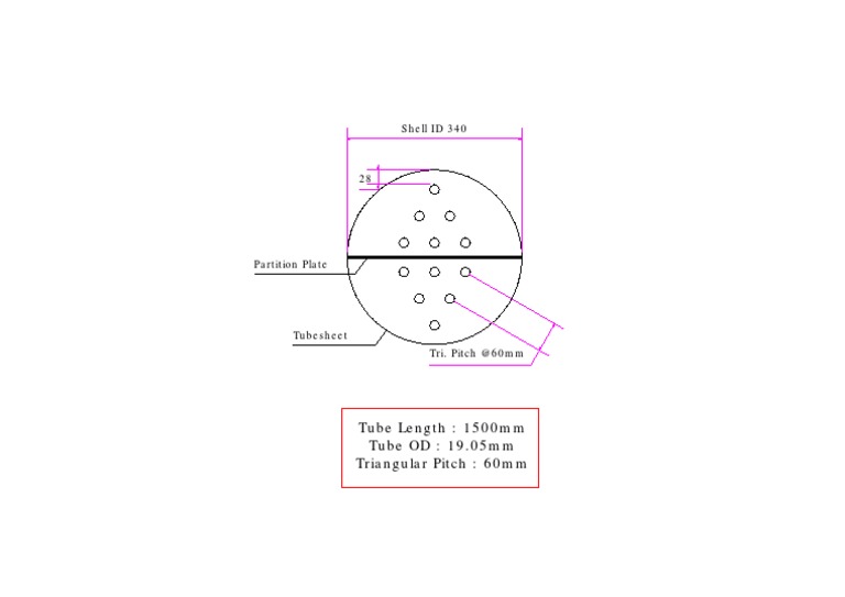Tubesheet Side View-Model | PDF