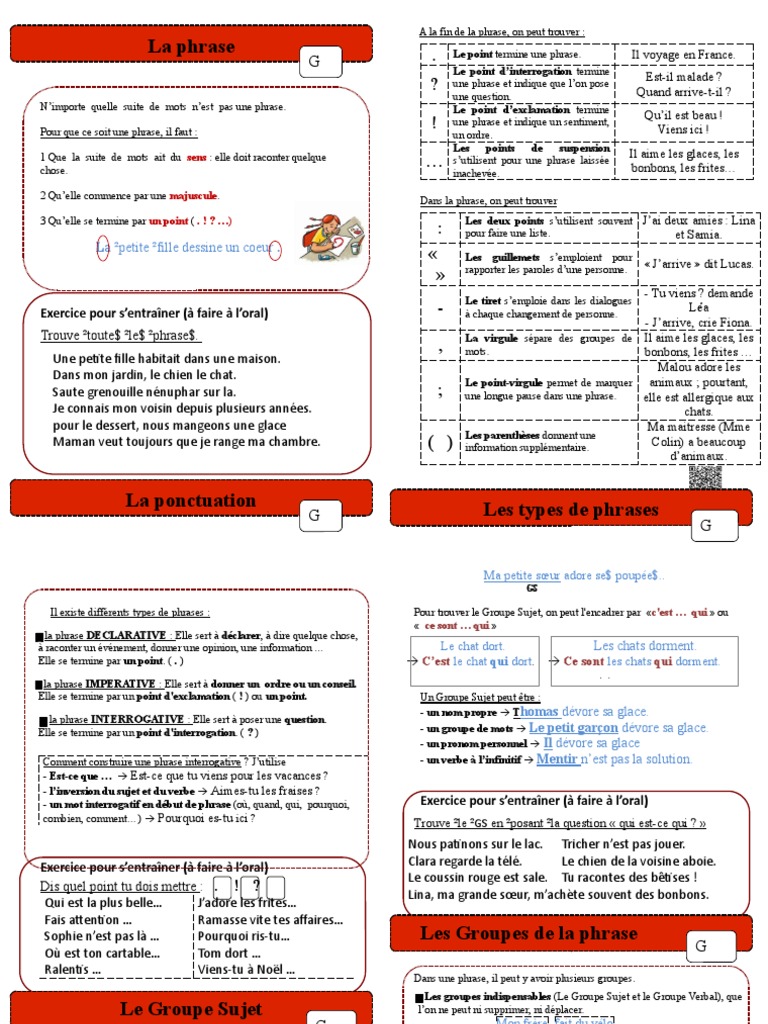 Comprendre la construction des phrases | PDF | Phrase | Genre grammatical