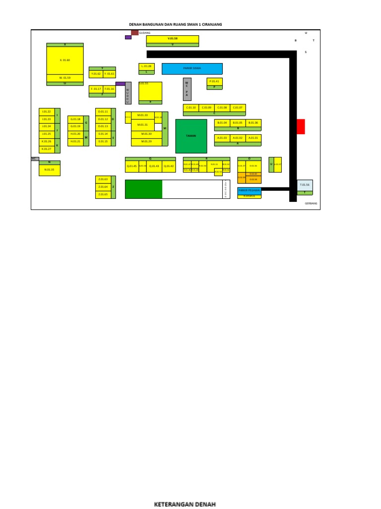 Denah Ruang Sman 1 Ciranjang | PDF