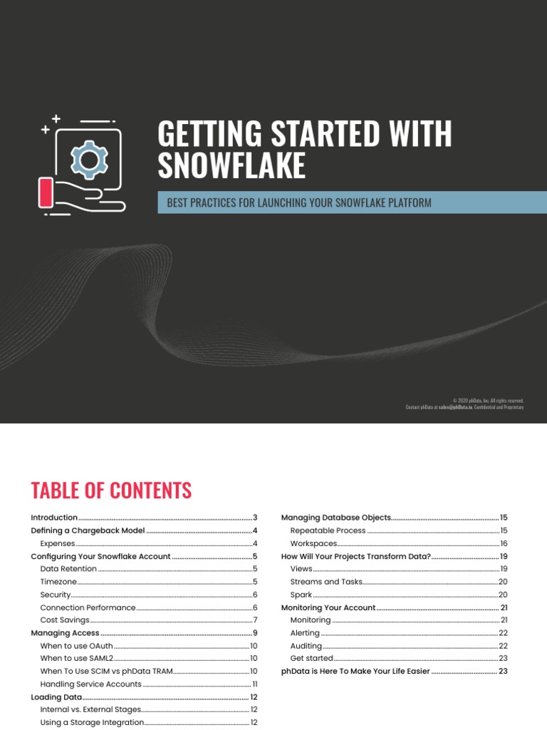 Getting Started With Snowflake Guide | PDF | Cloud Computing | Databases