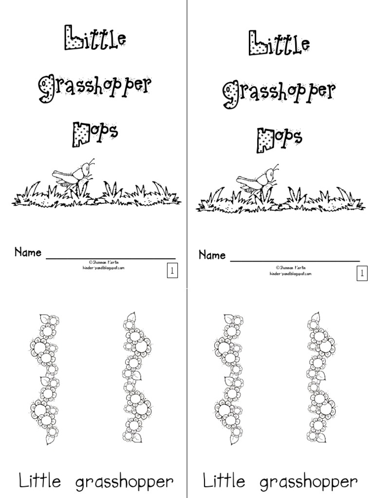 Little Grasshopper Hops | PDF