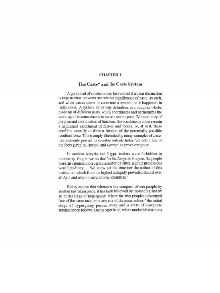 Caste System in Sikhism by Jagjit Singh | PDF