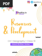 Sustainable Development - CBSE Project Report Social Science Class 10 | PDF
