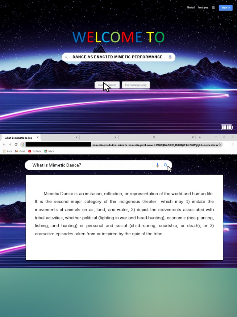 Dance As Enacted Mimetic Performance | PDF