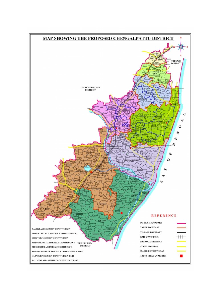 Chenglepet District Map - 2020012367 | PDF
