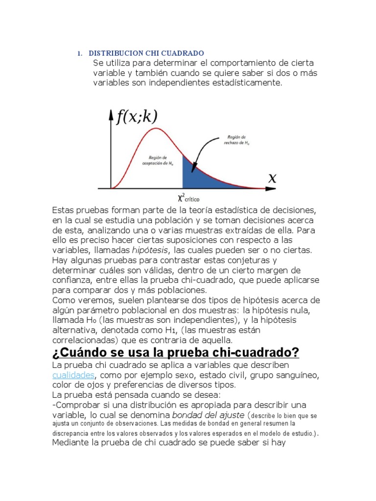 Prueba Chi-Cuadrado: Guía y Ejemplo | PDF | Estadísticas | Hipótesis