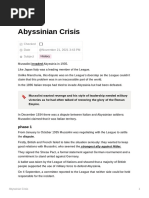 Mussolini's Invasion of Abyssinia Explained | PDF | League Of Nations ...