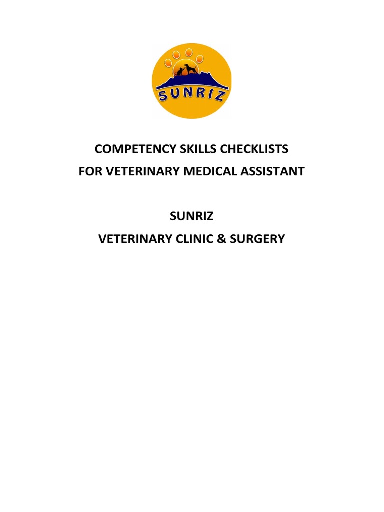 Veterinary Medical Assistant Essential Skills | PDF | Anesthesia | Surgery
