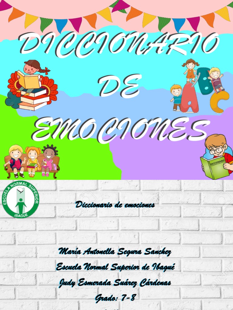 Diccionario de Las Emocione y Habilidades Socioemocionales | PDF | Las ...