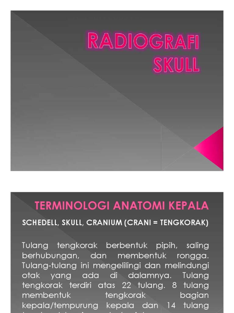 Radiografi Skull | PDF