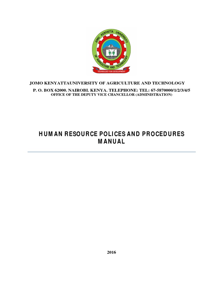 HR Policies and Procedures Manual | PDF | Business