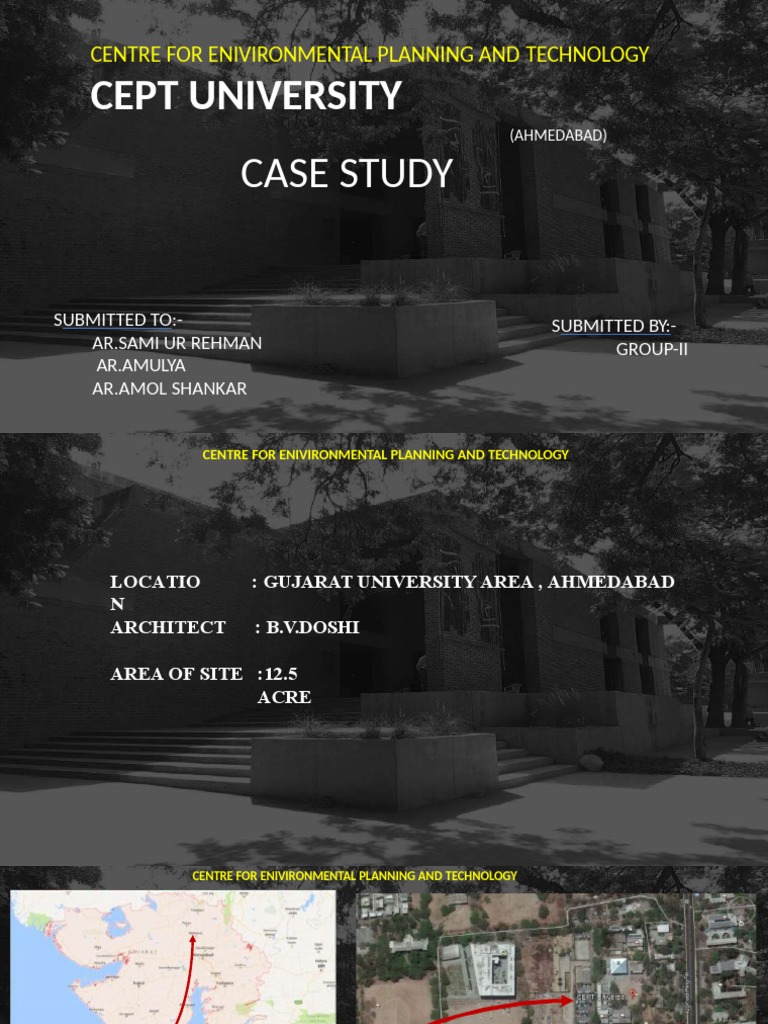 Cept University: Case Study | PDF | Design | Economic Sectors