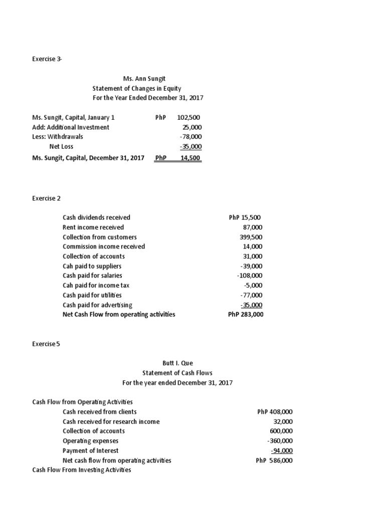 Acads | PDF | Cash Flow Statement | Expense