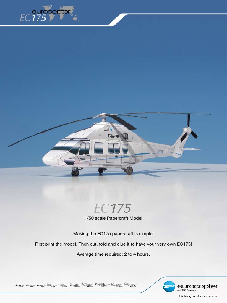 EC175 Papercraft | PDF | Paper | Tools