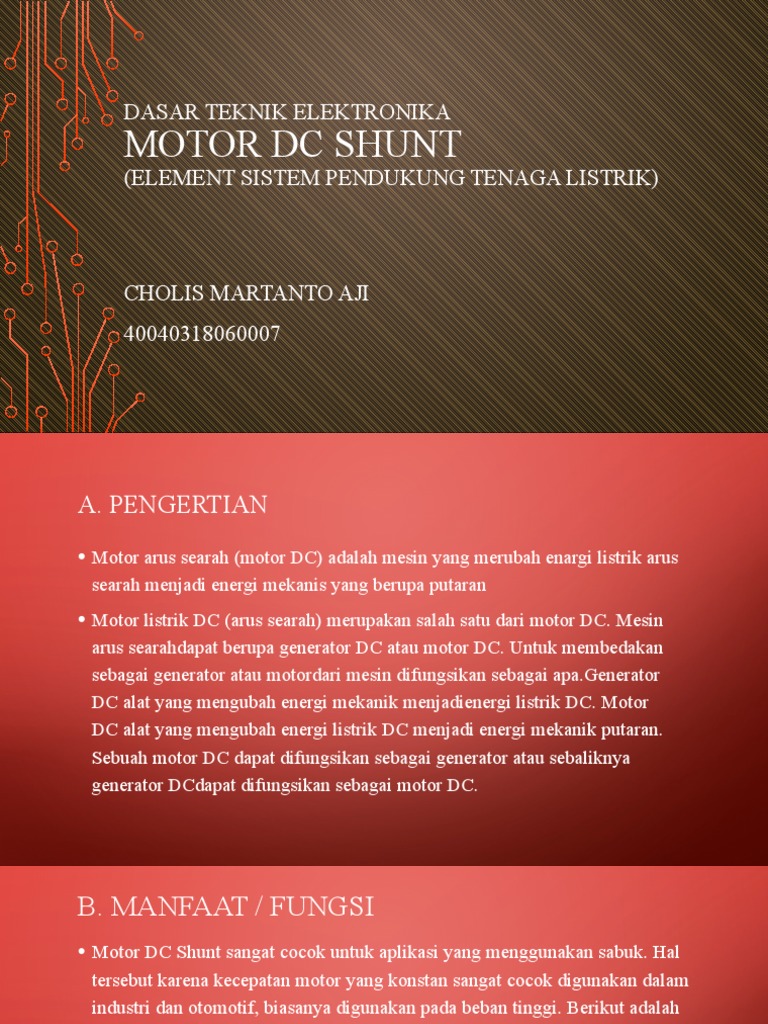 Motor DC | PDF